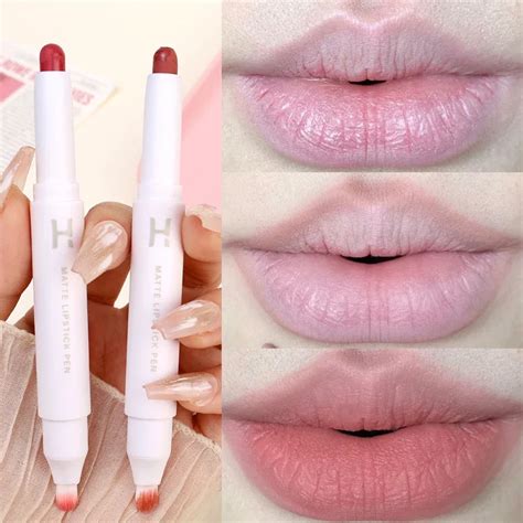 무광 기모 양면 립 라이너 펜슬 방수 오래 지속되는 컨투어링 3d 입술 립스틱 메이크업 화장품 티몬