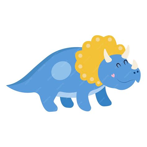 Lindo Dinosaurio De Dibujos Animados Ilustración Vectorial Vector