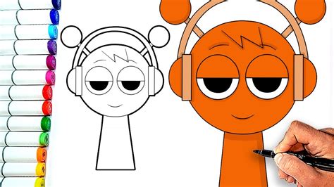 How To Draw Oren Incredibox Sprunki Youtube