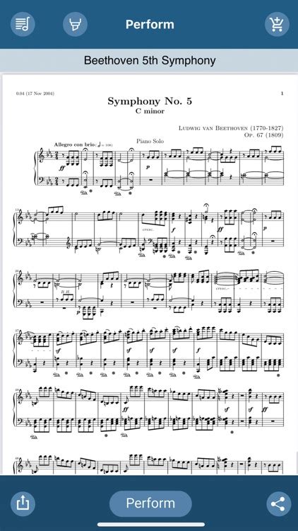 Perform™ Scrolling Sheet Music By Dante Media Llc