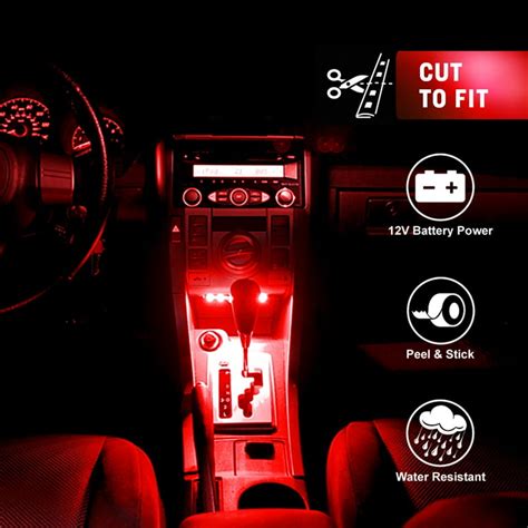Red Interior Car Lights