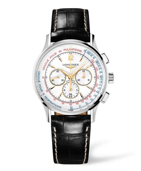 Longines Asthmometer Pulsometer Chronograph Ch24pl