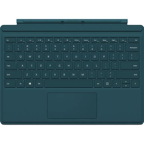 Microsoft Surface Pro 4 Type Cover Teal QC7 00006 B H Photo