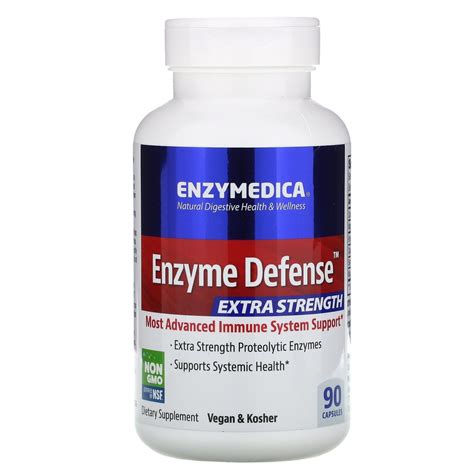 Enzymedica, Enzyme Defense (Formerly ViraStop), Extra Strength, 90 ...