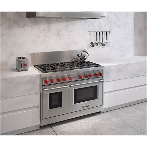 Best Buy Wolf 4 5 Cu Ft Freestanding Double Oven Gas Convection