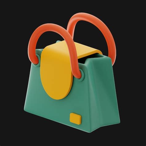 Premium Photo Woman Hand Bag Premium User Interface Design Icon 3d