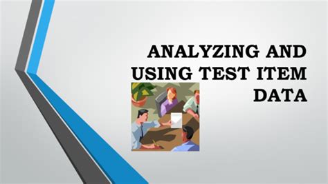 Pdf Analyzing And Using Test Item Data