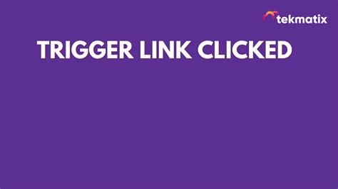trigger link clicked