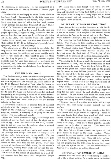 The Surinam Toad Science