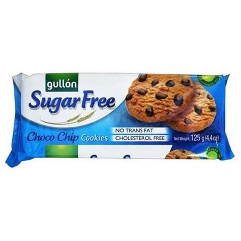 Gullon Sugar Free Choco Chip Cookies 125 G Chocolate Chip Biscuit