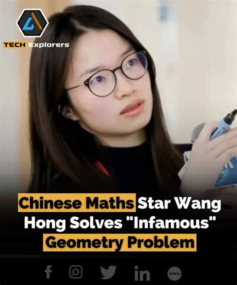 Tech Explorers Chinese Mathematician Wang Hong Has Solved The Long Standing Kakeya Conjecture