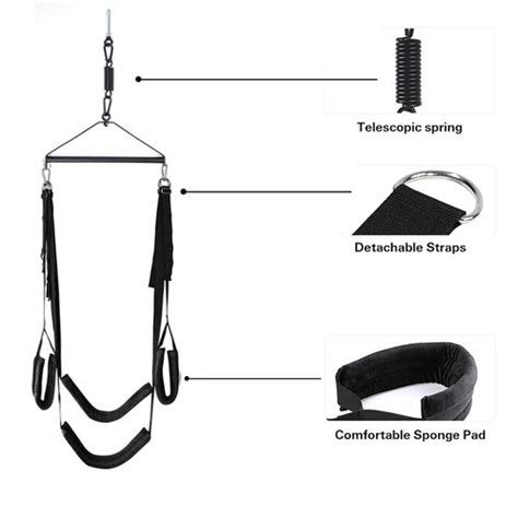 Sex Swing 360 Spinning Sling Swivel Position Aid Enhancer Couples Love