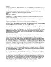 Diversity Wk 9 Docx Wk 9 Discussion Voices Of Diversity Ability And