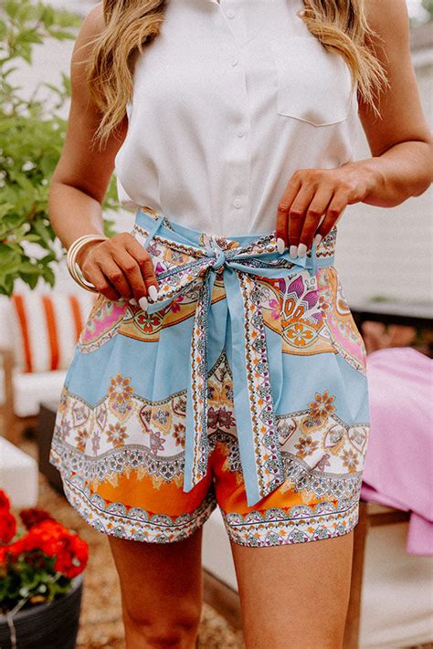 Everlasting Dreams High Waist Shorts Impressions Online Boutique