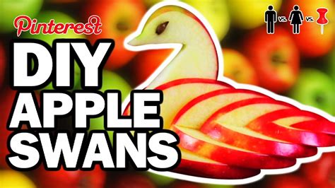 Diy Apple Swans Man Vs Corinne Vs Pin Cctubes
