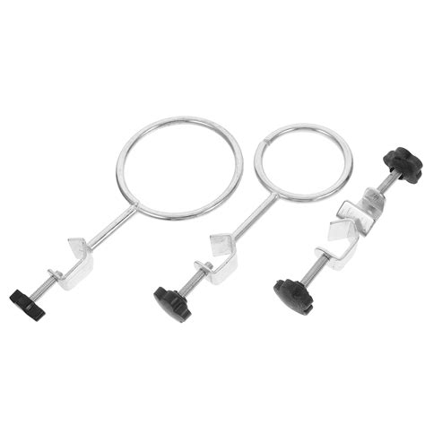 Masteelf 3pcs Small Ring Clamp And Clamp For Flask And Beaker Laboratory Retort Stand For