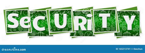 Security Green Business Texture Blocks Stock Illustration Illustration Of Security Technology