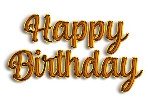 Happy Birthday 3d Text Png Vector Design Cdr Ai Eps Png Svg