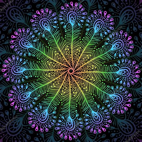 Rainbow Peacock Feathers Background Wallpapers Gallery