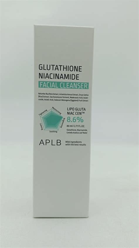 Aplb Glutathione Niacinamide Facial Cleanser 80ml Rjfashion