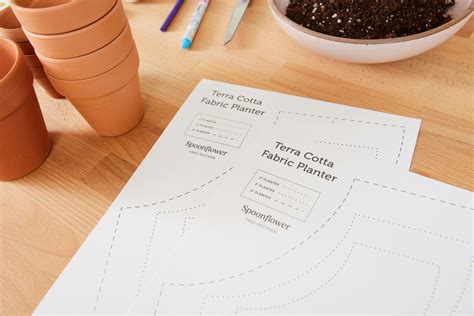 Flower Pot Cover Template