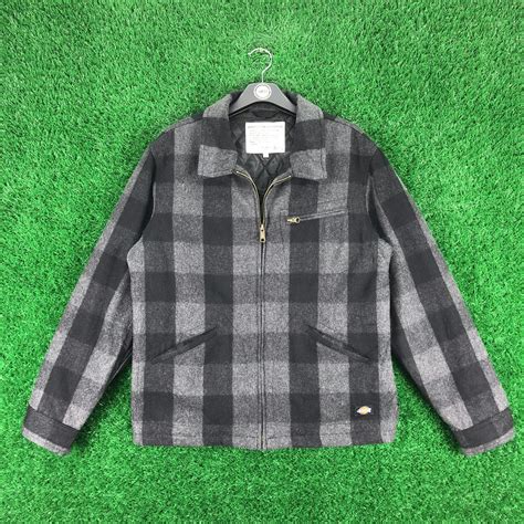 Vintage Vintage Wool Detroit Harrington Jacket Checkered By Dickies Grailed