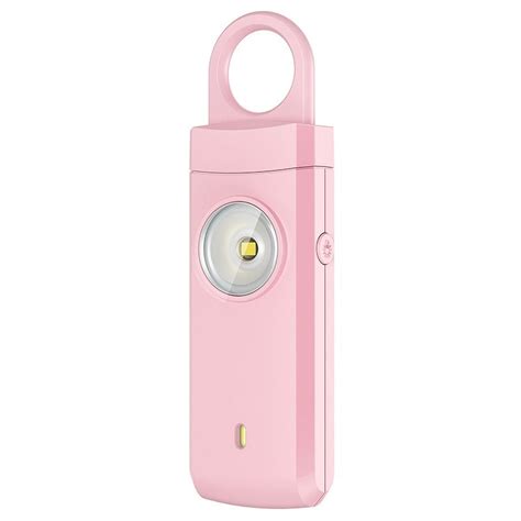 Rechargeable Safety Personal Safety Alarm 130db Buzzer With Sos Strobe