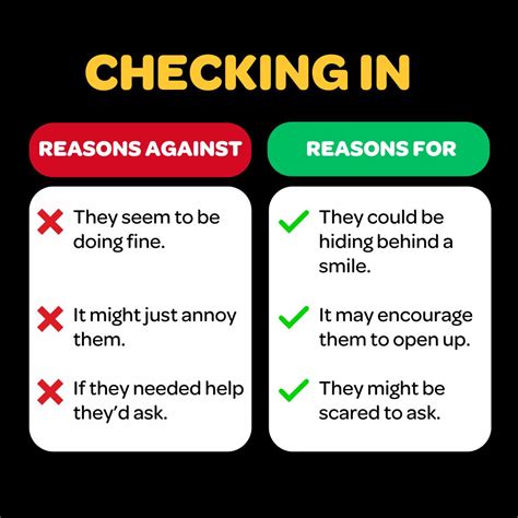 For Every Reason You Have Not To Check In Theres A Better Reason To