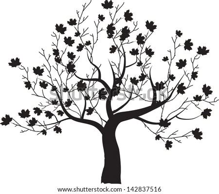 Tree Outline Stock Photos Images Pictures Shutterstock