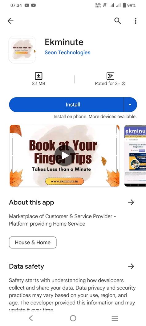Neeraj Avinash On Linkedin I Am Excited To Share That My Android App Ekminute Is Now Available On