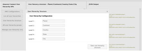 Managing User Hierarchy With A New Api In Amazon Connect Aws Contact