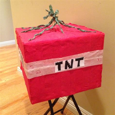Minecraft Party Cube Shaped TNT Piñata