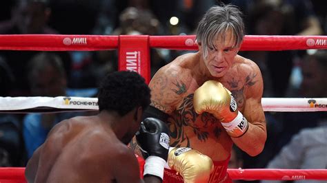 Mickey Rourke Boxing