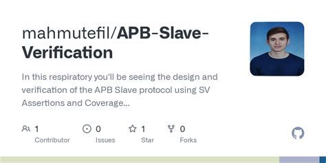 Github Mahmutefil Apb Slave Verification In This Respiratory You Ll