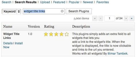 How To Add Links To Your Wordpress Widget Titles