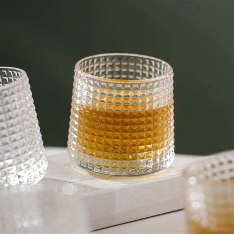 Glass Set Shop Rotating Crystal Whiskey Glass Set Nestasia