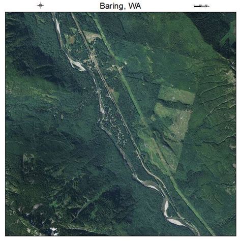Aerial Photography Map Of Baring Wa Washington