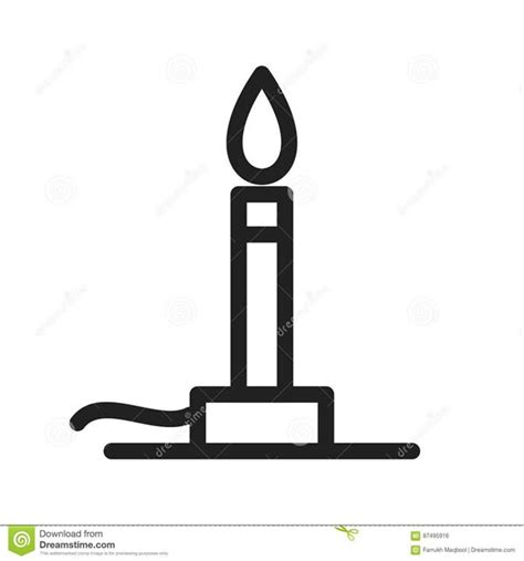 Bunsen Burner Scientific Diagram