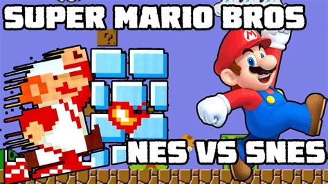 Sad Retro Super Mario Bros Nes Vs Snes Comparison Youtube