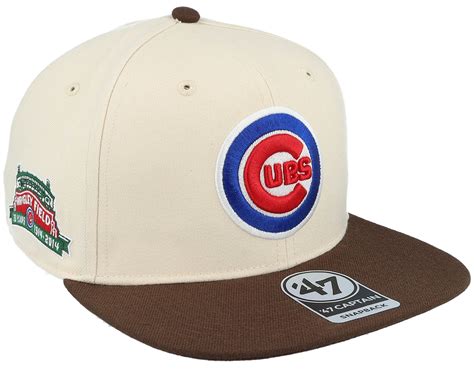 Hatstore Exclusive X Chicago Cubs Dual Natural Brown Snapback