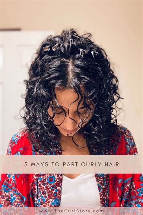 5 Ways To Part Curly Hair Curly Styling Secrets • The Curl Story