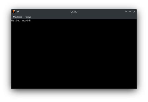 Hello World Boot Sector