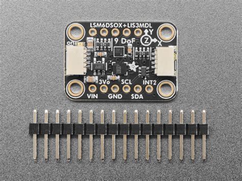 Adafruit LSM6DSOX LIS3MDL Precision 9 DoF IMU STEMMA QT Qwiic
