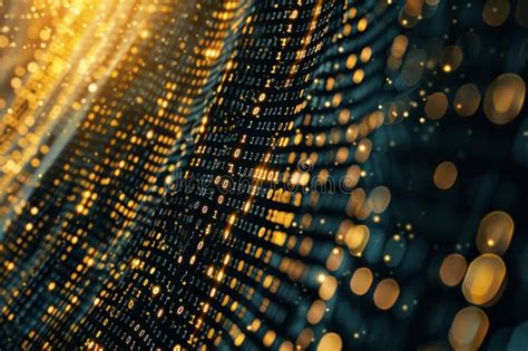 The Background Of Digital Binary Code Program Code Abstract