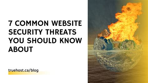 Common Website Security Threats You Should Know About