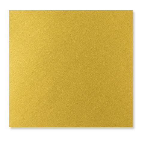 Metallic Gold 165mm Square Envelopes 100gsm