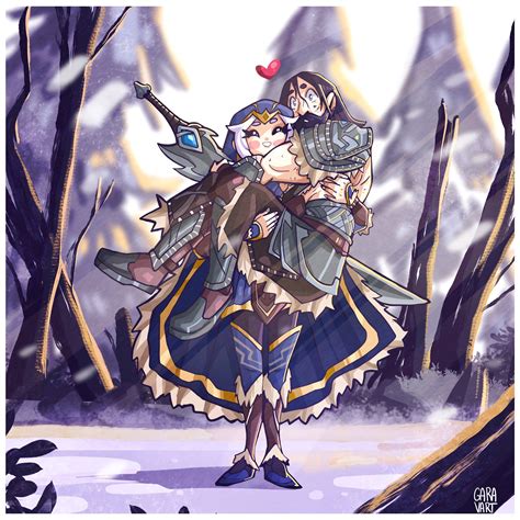 Автор Ashe Эш Tryndamere Триндамир League of Legends Лига