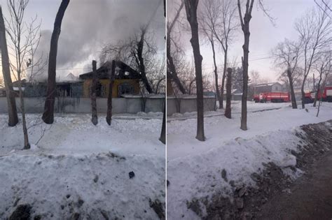 Трагедия в Уссурийске Сотрудники МЧС вынесли тело мужчины из горящего дома