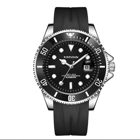 Jual Jam Tangan Submariner Rubber Strap Kimsdun Automatic Original