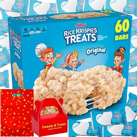 Rice Krispies Treats Mini Squares Sweet Crispy Marshmallow Cereal